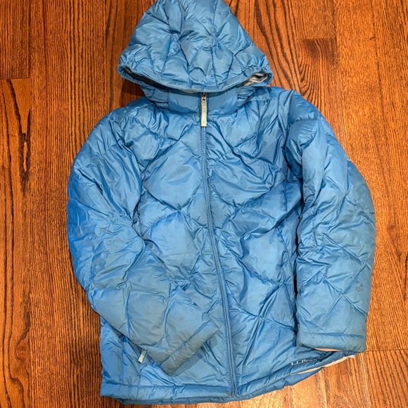 L.L. Bean | Jackets & Coats | Ll Bean Kids Sky Blue Puffer Jacket ...